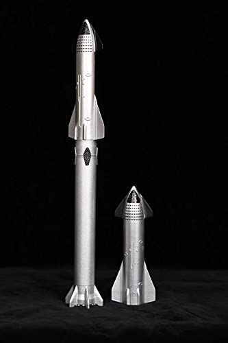 SpaceX Starship Rocket Model Super Heavy Rocket BFR Model Decoration Desktop Home Office Ornaments, 12.5 inches