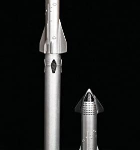 SpaceX Starship Rocket Model Super Heavy Rocket BFR Model Decoration Desktop Home Office Ornaments, 12.5 inches