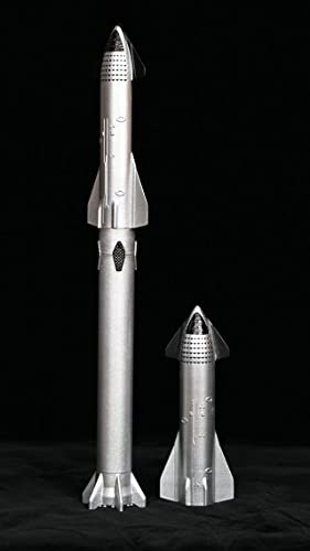 SpaceX Starship Rocket Model Super Heavy Rocket BFR Model Decoration Desktop Home Office Ornaments, 12.5 inches