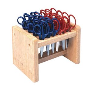 colorations scirack natural wood scissor rack