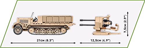 496 Pcs Hc WWII /2274/ Sd.Kfz.7/1&2Cm Flakvierli -Executive Edition