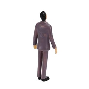 Laughify 50pcs G Scale 1:30 Mix Painted Model People Train Park Street Passenger Figures