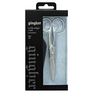 Gingher 5 in. Knife Edge Craft Scissors