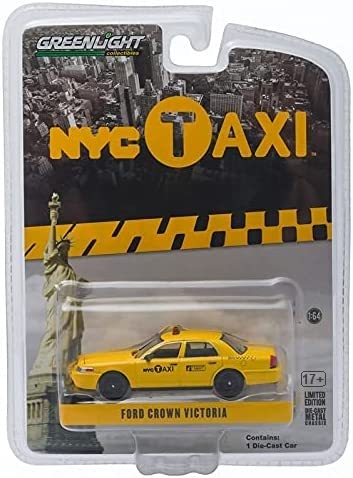 Greenlight Hobby Exclusive 2011 Crown Victoria NYC Taxi 1/64 Scale 29773