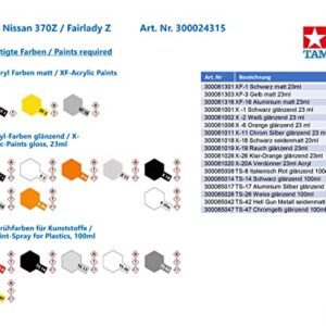 TAMIYA 1: 24 Scale Nissan 370z (Book)