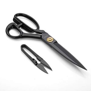 left-handed dressmaking scissors by doto – dressmaker shears for lefty – tailor’s scissors for cutting fabric, leather dt-004-l-a4