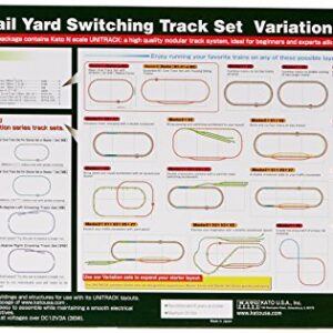 Kato USA Model Train Products V3 UNITRACK Rail Yard Switching Set