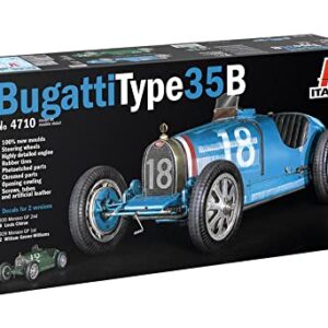 Italeri IT4710 4710 Bugatti Type 35B, 1/12 Scale, Plastic Kit, Modeling