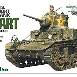 TAMIYA 35360 1/35 US Light Tank M3 Stuart Plastic Model Kit