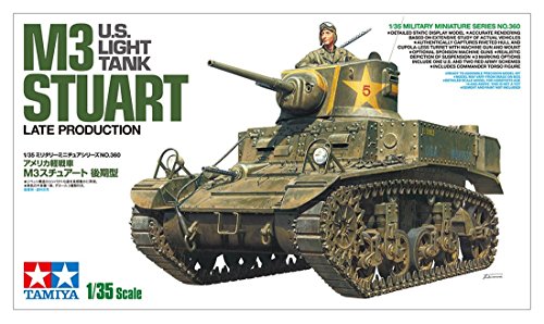 TAMIYA 35360 1/35 US Light Tank M3 Stuart Plastic Model Kit