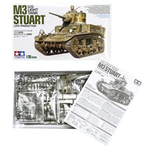 TAMIYA 35360 1/35 US Light Tank M3 Stuart Plastic Model Kit