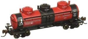 bachmann industries 3 dome tank transcontinental oil company car, n scale