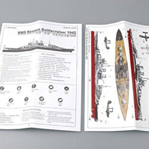 Trumpeter 1/700 HMS Renown British Battle Cruiser 1942 Model Kit