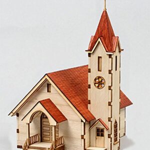 Desktop Wooden Model Kit Western Church ll / YG630