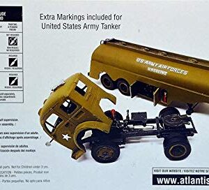 Atlantis Vintage Gas Truck Plastic Model Kit 1/48 Models Green