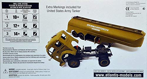 Atlantis Vintage Gas Truck Plastic Model Kit 1/48 Models Green