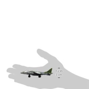 Hot Wings Planes AV-8B Harrier (Green) with Connectible Runway Die Cast Plane