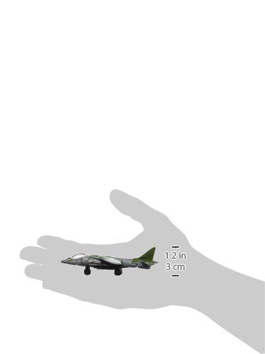 Hot Wings Planes AV-8B Harrier (Green) with Connectible Runway Die Cast Plane