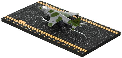 Hot Wings Planes AV-8B Harrier (Green) with Connectible Runway Die Cast Plane