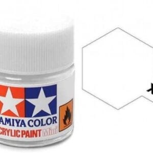 Tamiya USA TAM81702 Acrylic Mini X-F2 Flat White 1/3 Oz