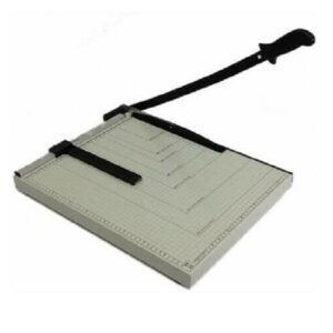 Paper Cutter Guillotine Style 10" Cut Length X 10" Inch Metal Base Trimmer