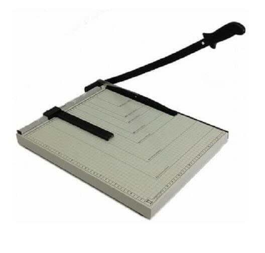 Paper Cutter Guillotine Style 10" Cut Length X 10" Inch Metal Base Trimmer