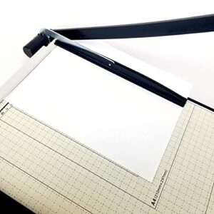 Paper Cutter Guillotine Style 10" Cut Length X 10" Inch Metal Base Trimmer