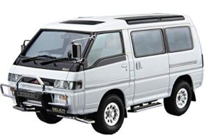 aoshima 1/24 scale p35w delica star wagon ’91 – plastic model building kit # 6139