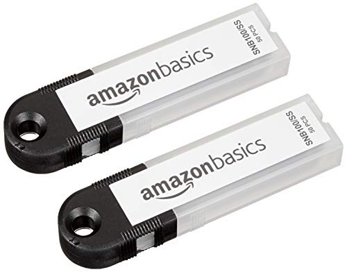 Amazon Basics 9mm (13-Point), Stainless Steel Snap Off Blades, 100/box