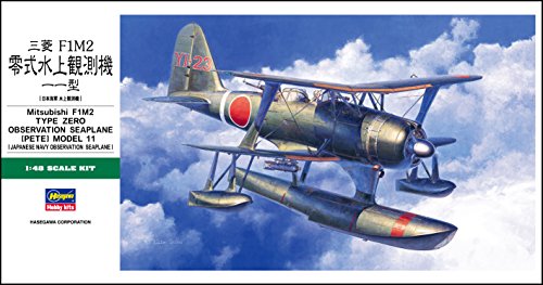 Hasegawa 1/48 Scale F1M2 Type 0 Seaplane Pete Model 11 (New Tooling) - Plastic Model Building Kit # 19196