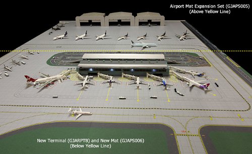 Gemini Jets Airside / Landside Airport Mat Set 1:400 and 1:200 scale GJAPS006 2 Mats