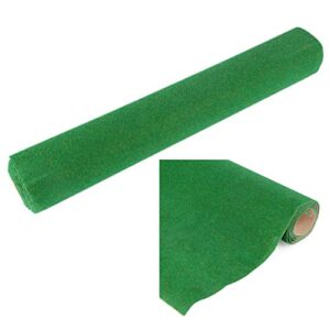 RuiyiF Model Train Grass Mat 16.1 x 39.4 Inches, Artificial Model Grass for Crafts Decoration Train Scenery Miniature Doll House