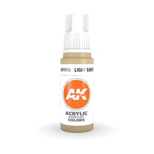 ak interactive 3rd gen acrylic light earth 17ml