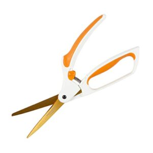 fiskars 8″ scissor titanium nitride softouch