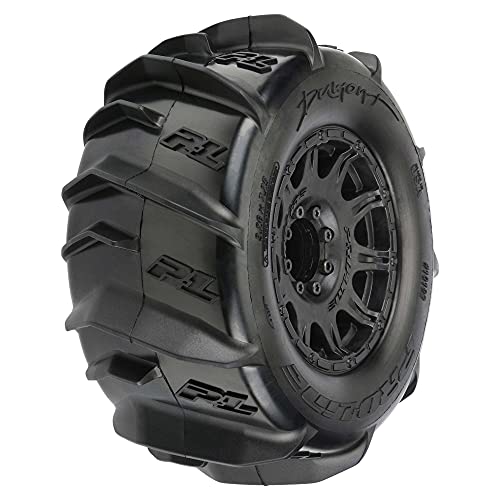 Pro-line Racing 1/8 Dumont F/R 3.8" MT Tires Mounted 17mm Blk Raid 2 PRO1019210