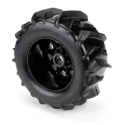 Pro-line Racing 1/8 Dumont F/R 3.8" MT Tires Mounted 17mm Blk Raid 2 PRO1019210