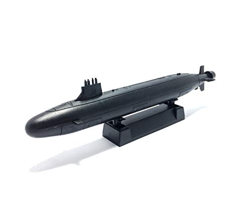 4D 1:700 Scale USS Virginia Class Submarine SSN-774 Battleship US Navy No.07 Miniature Toy Figure Model Kit