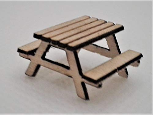 Southwest Replicas HO Scale Kit 230-2000: Picnic Table - Set of 6