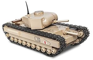 cobi historical collection a22 churchill mk. ii (cs) tank, beige