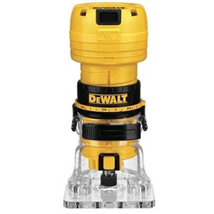 dewalt dwe6000 4.5-amp single speed 1/4-inch laminate trimmer, router