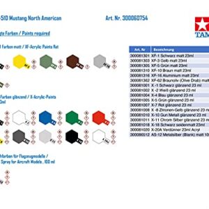 TAMIYA America, Inc 1/72 F51 Mustang Korean War, TAM60754