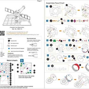 Fascinations Metal Earth Chandra X-Ray Observatory 3D Metal Model Kit