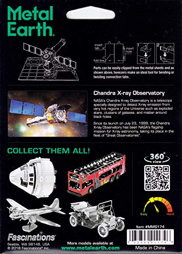 Fascinations Metal Earth Chandra X-Ray Observatory 3D Metal Model Kit