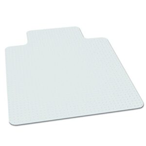 Carpet Chair Mats for Low Pile, 45-Inch by 53-Inch with Lip, Clear Vinyl