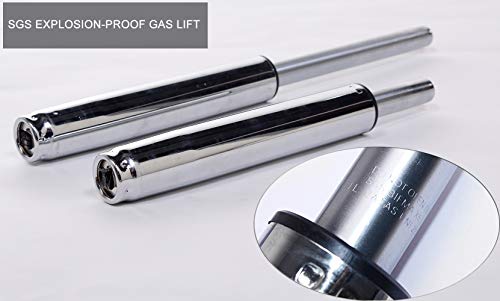 FRNIAMC Hydraulic Gas Lift Cylinder Tall Heavy Duty Gas Lift 400LBS Medium Height Overall 22''(Stroke 8'')