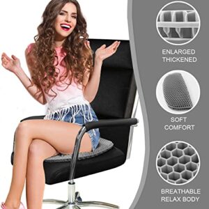 Gel Seat Cushion for Long Sitting, Extra Large Gel Cushion for wheelchair Reduce Sweat, Desk Chair Cushion, Seat Cushion for back pain/for Car/for Office Chairs/for kitchen chairs/ for Pressure Relief