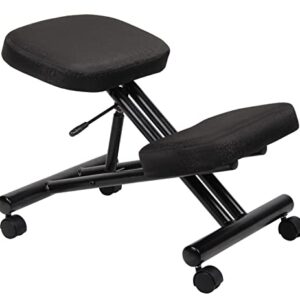 Boss Office Products Ergonomic Kneeling Stool in Black