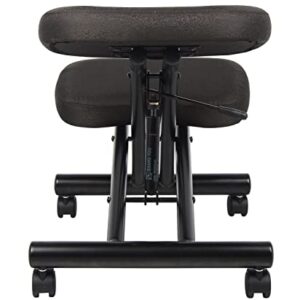 Boss Office Products Ergonomic Kneeling Stool in Black