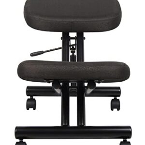 Boss Office Products Ergonomic Kneeling Stool in Black