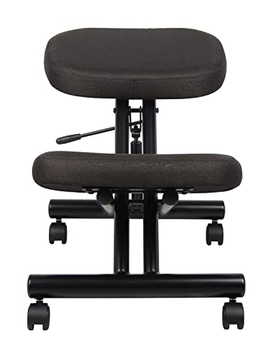 Boss Office Products Ergonomic Kneeling Stool in Black